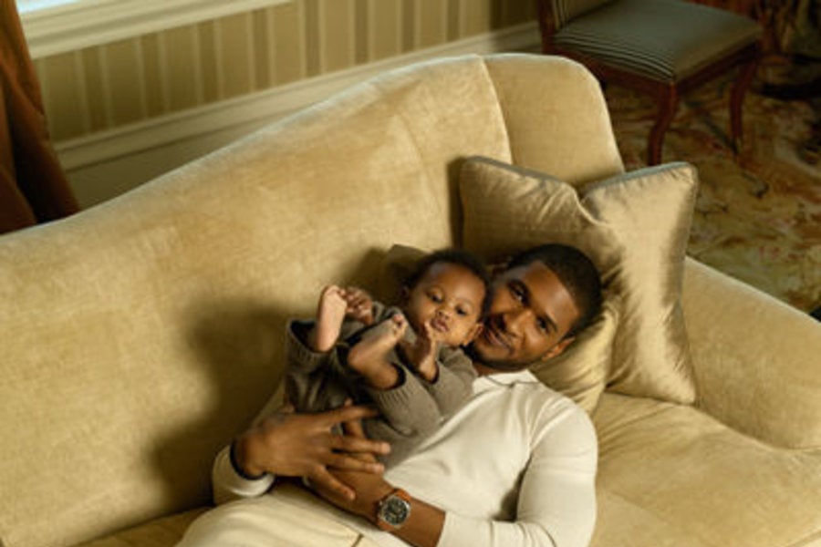 Usher and baby - Essence