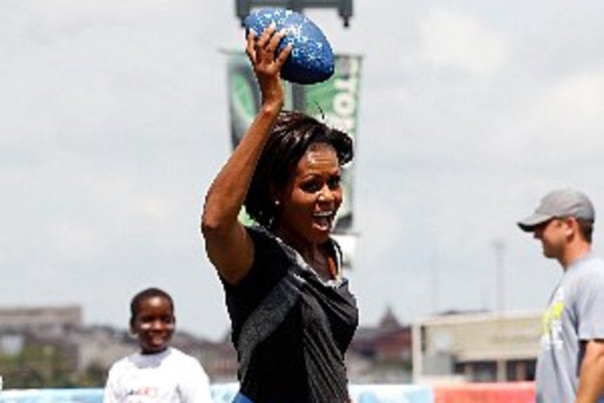 First Lady Teams with NFL to Get Kids Moving - Essence