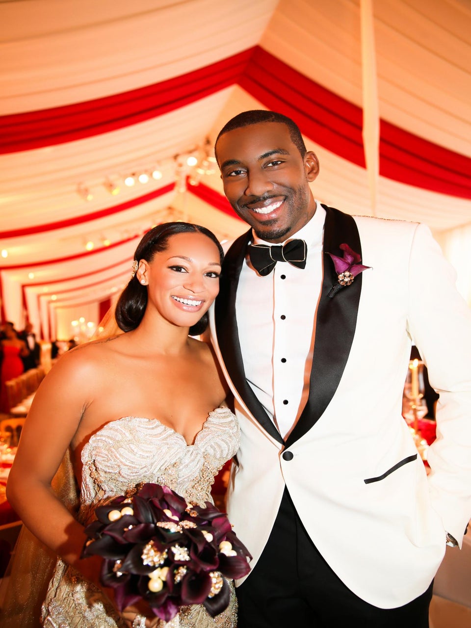 EXCLUSIVE: Amar'e Stoudemire and Alexis Welch's First Wedding Photo ...