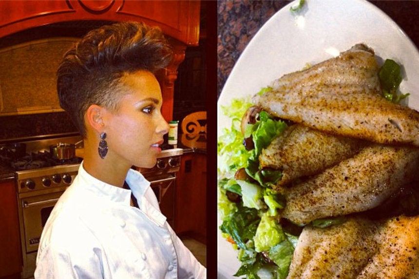 Photo Fab: Alicia Keys Plays Chef for Hubby Swizz Beatz - Essence