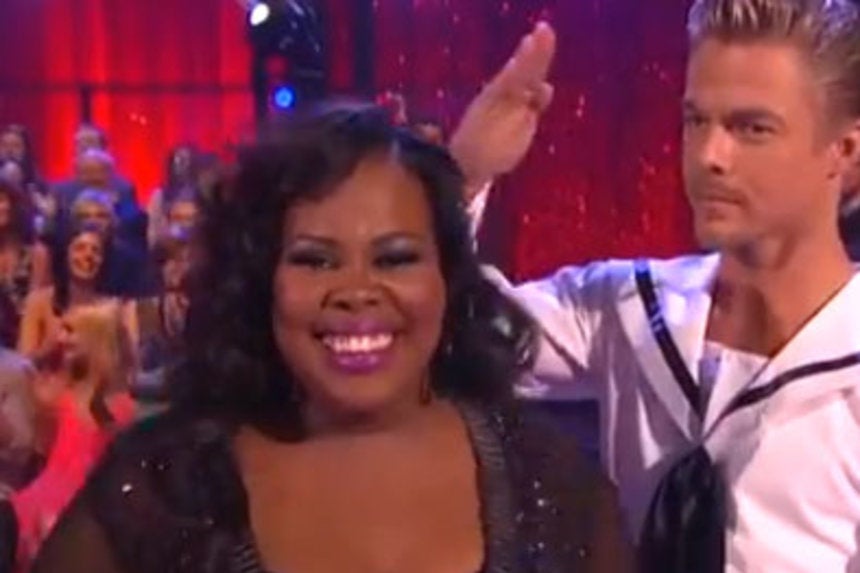 Must-See: Watch Amber Riley Dance the Rumba on 'Dancing with the Stars ...