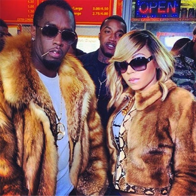 Photo Fab: Diddy and Ashanti Grab Burgers Post Super Bowl - Essence