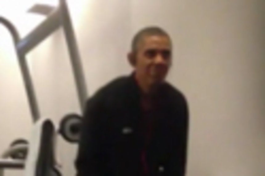 Must-See: President Obama's Gym Workout Caught on Camera - Essence