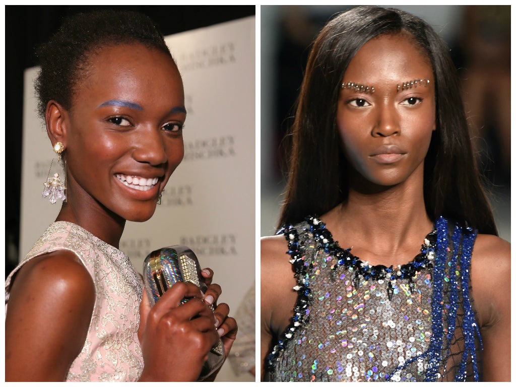 Pierced and Colored Eyebrows at NYFW Spring '15 | Essence