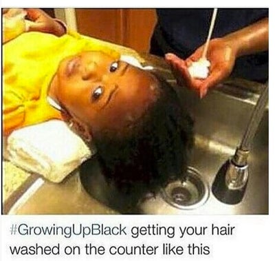 10 Best #GrowingUpBlack Memes About Black Hair - Essence
