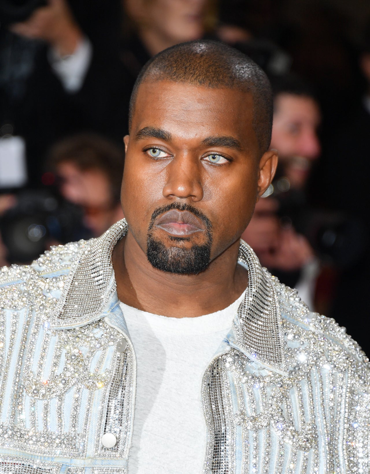 Kanye West Wore Blue Contacts to the Met Gala | [site:name] | Essence