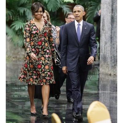First Lady Michelle Obama's Iconic State Dinner Style Moments - Essence