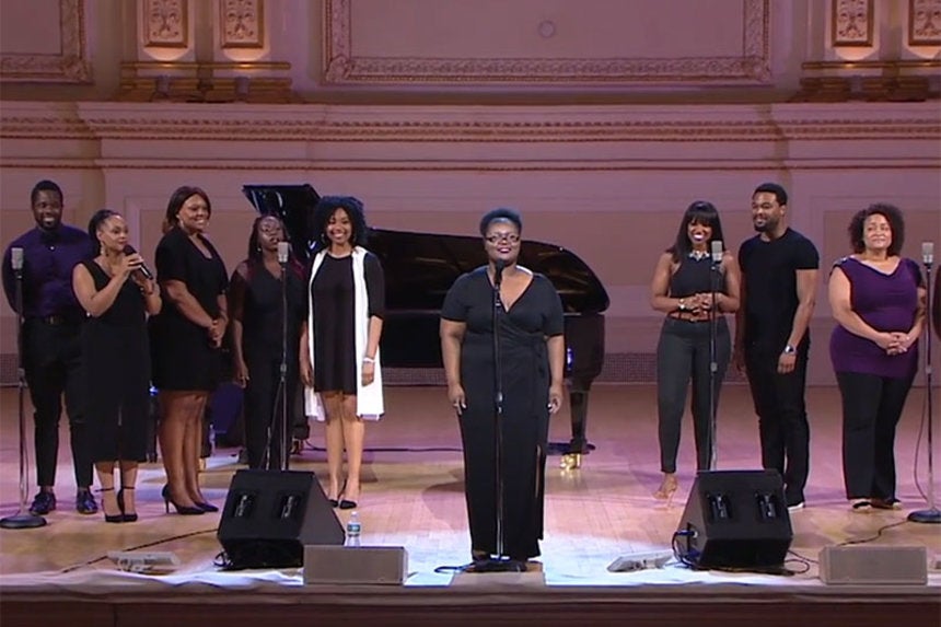 Singer Jasmine Holloway Gets Surprised By 'The Color Purple' Cast - Essence