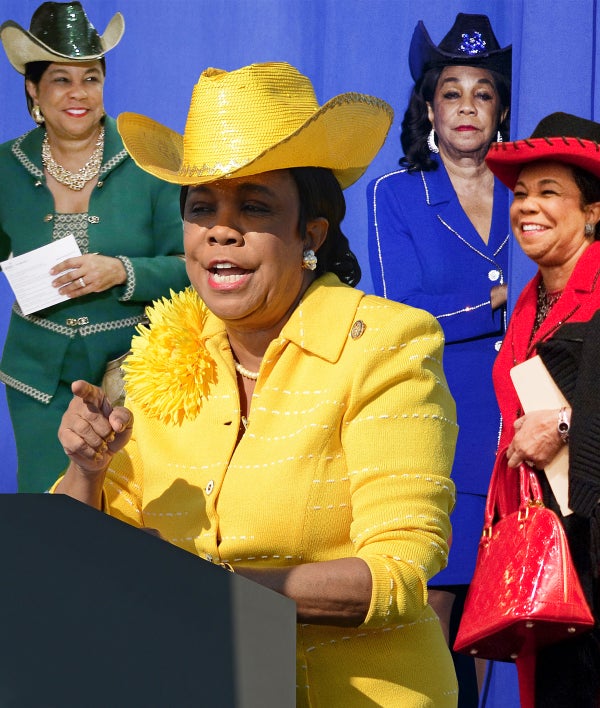 Congresswoman Frederica Wilson's Colorful Hats - Essence