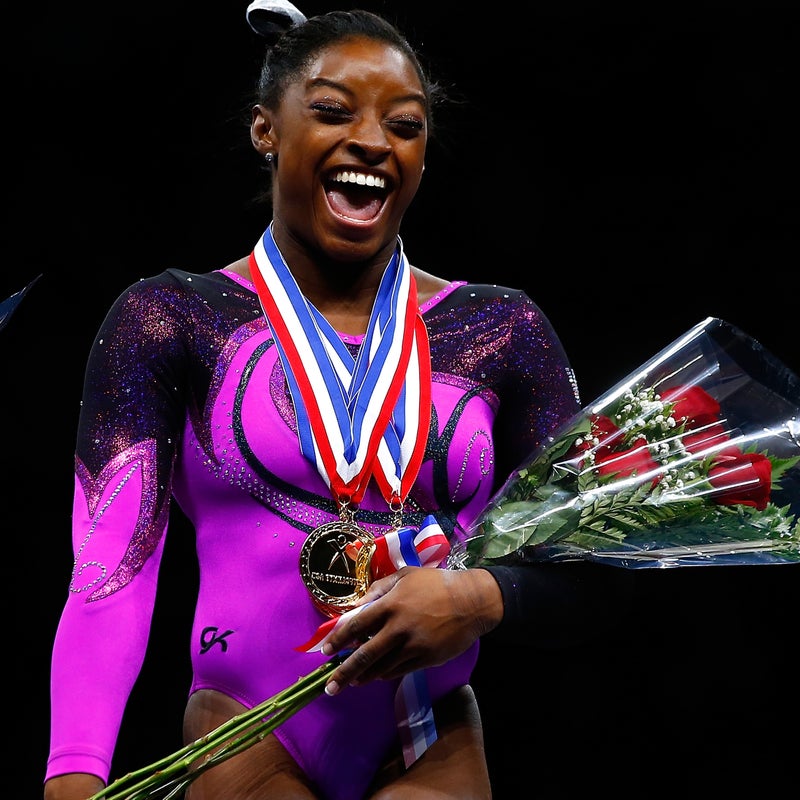 Simone Biles' Sparkly Leotards Essence