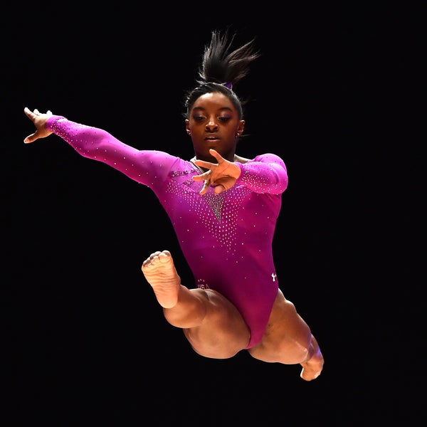 Simone Biles' Sparkly Leotards Essence