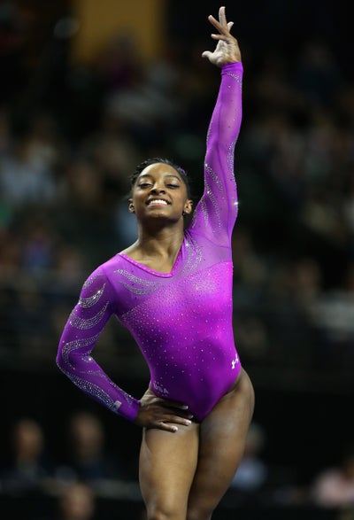 Simone Biles' Sparkly Leotards Essence
