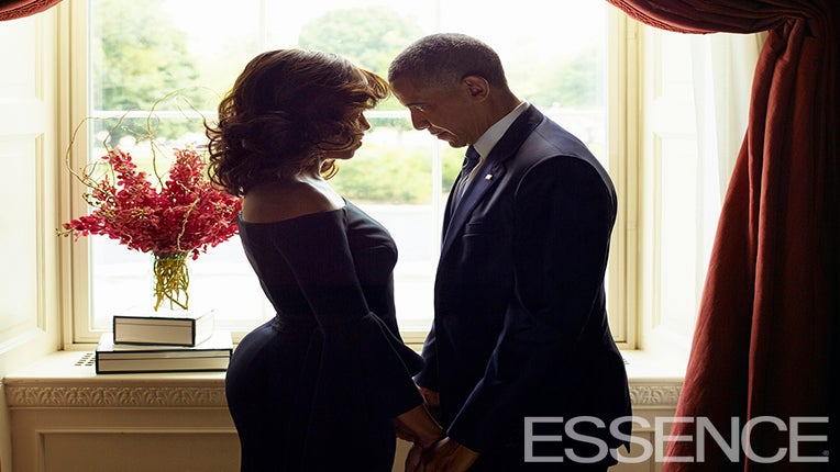 President Obama and Michelle Cover ESSENCE October Issue - Essence