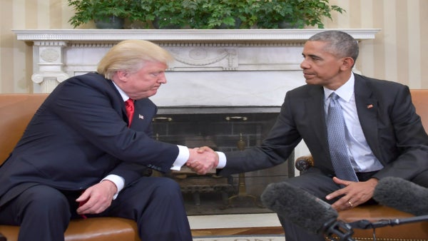 Donald Trump Blocks Press From First Meeting With President Obama Essence