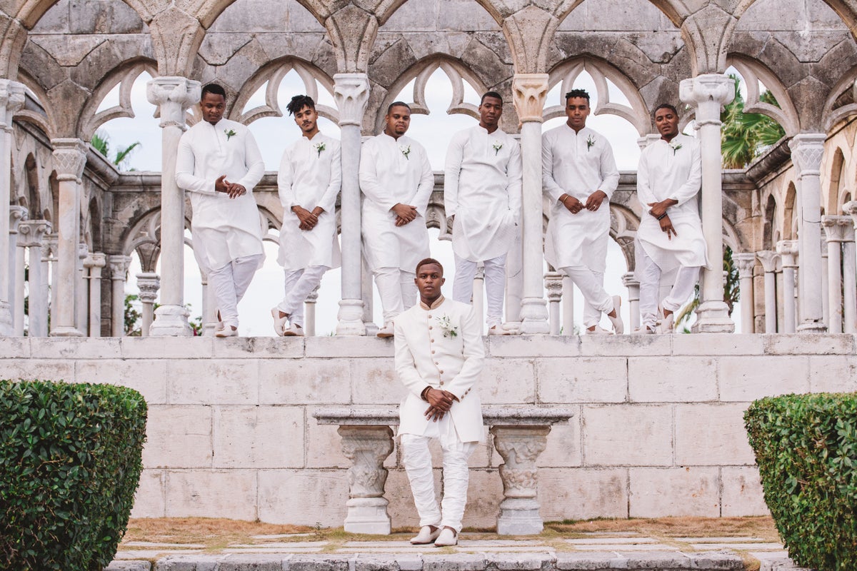 Bridal Bliss: Quinnton and Ariel's Bahamas Wedding Photos Are Gorgeous ...