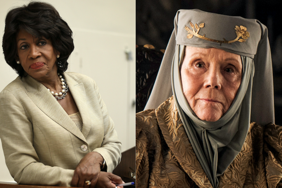 Maxine Waters And ‘Game Of Thrones’ Lady Tyrell Are The Same - Essence