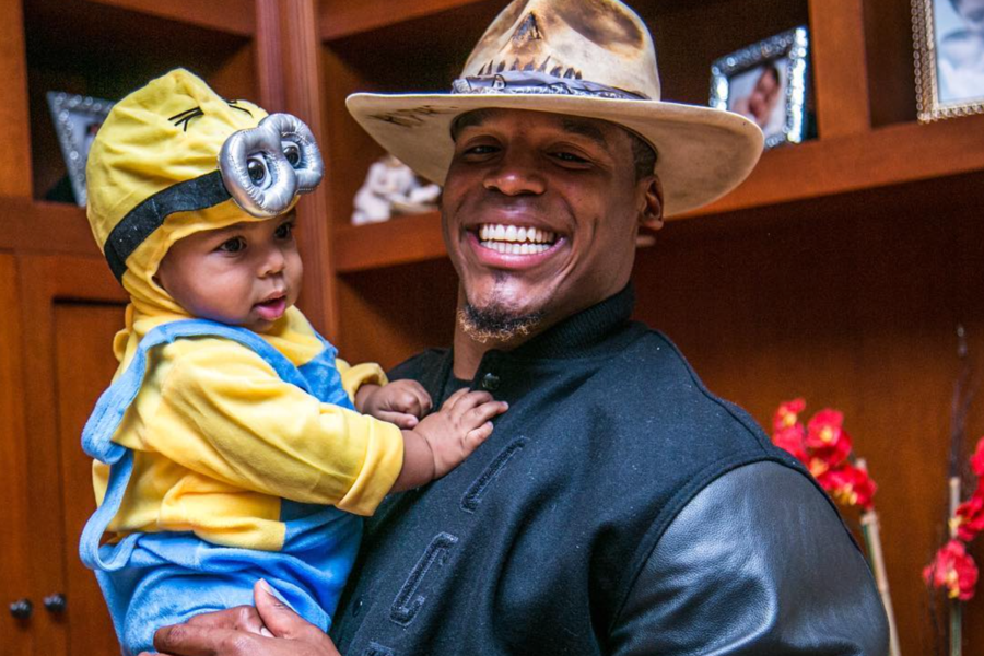 NFL Star Cam Newton And Son Chosen Photos - Essence