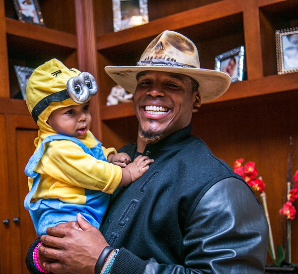 NFL Star Cam Newton And Son Chosen Photos - Essence