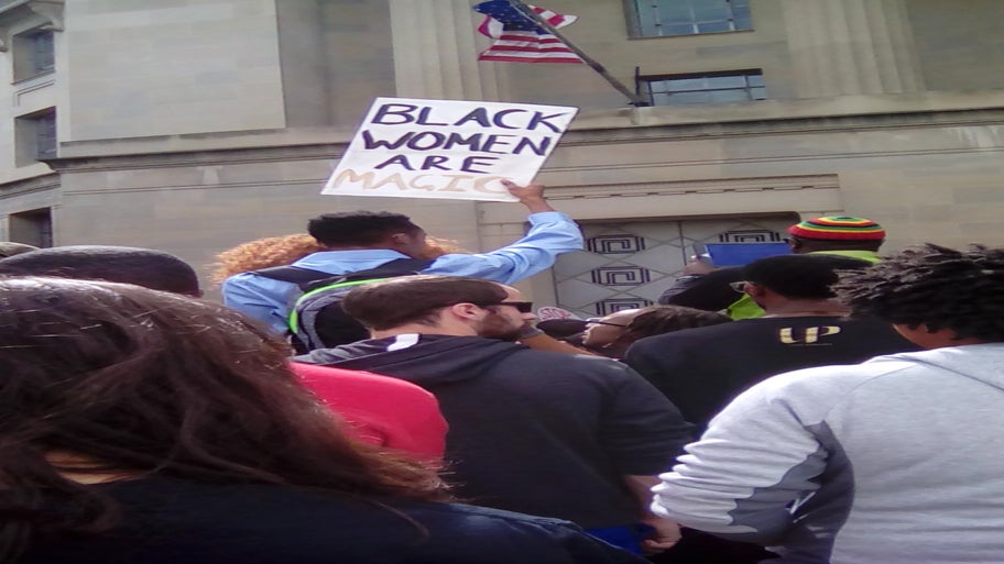 Powerful Images From The March For Black Women - Essence