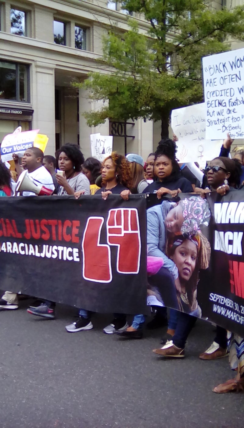 Powerful Images From The March For Black Women - Essence