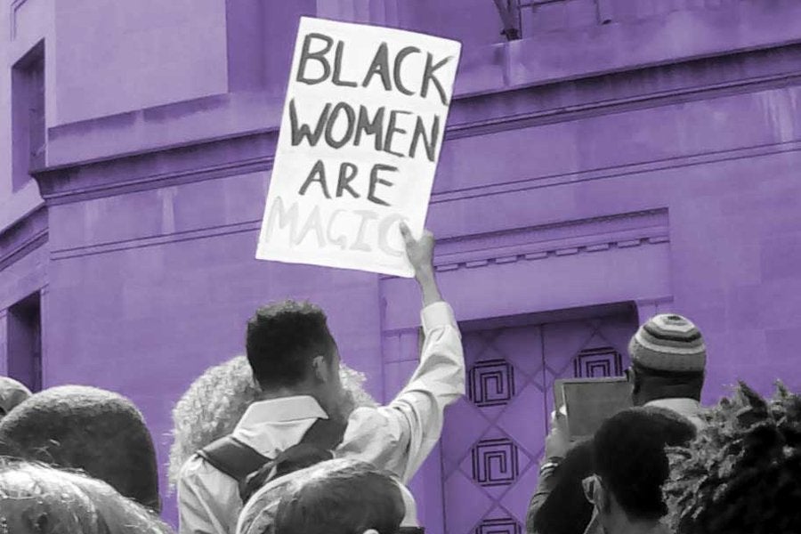 Powerful Images From The March For Black Women - Essence