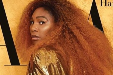 Serena Williams' Harper's Bazaar Cover Is Pure Gilded, Unretouched ...