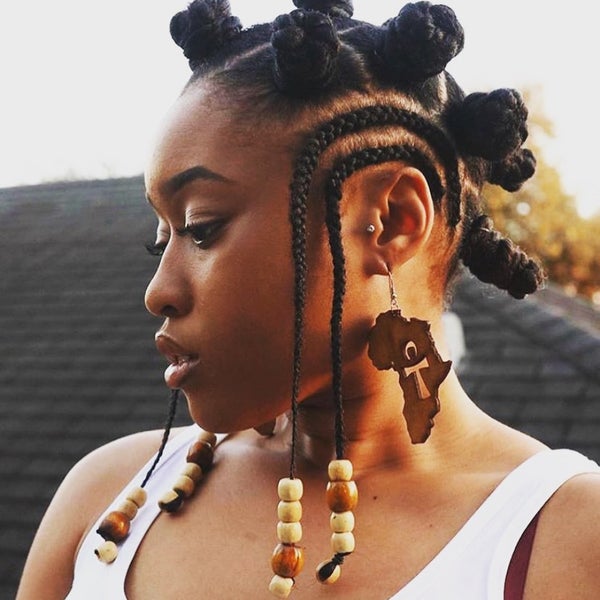 20 Beautiful Black Women In Bantu Knots - Essence