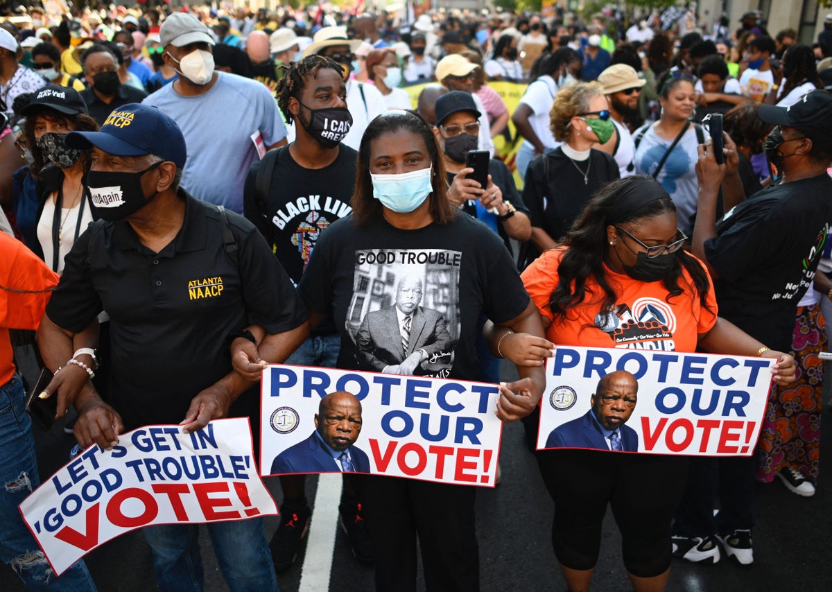 Thousands Join Voting Rights Marches, Rallies in DC and Nationwide ...