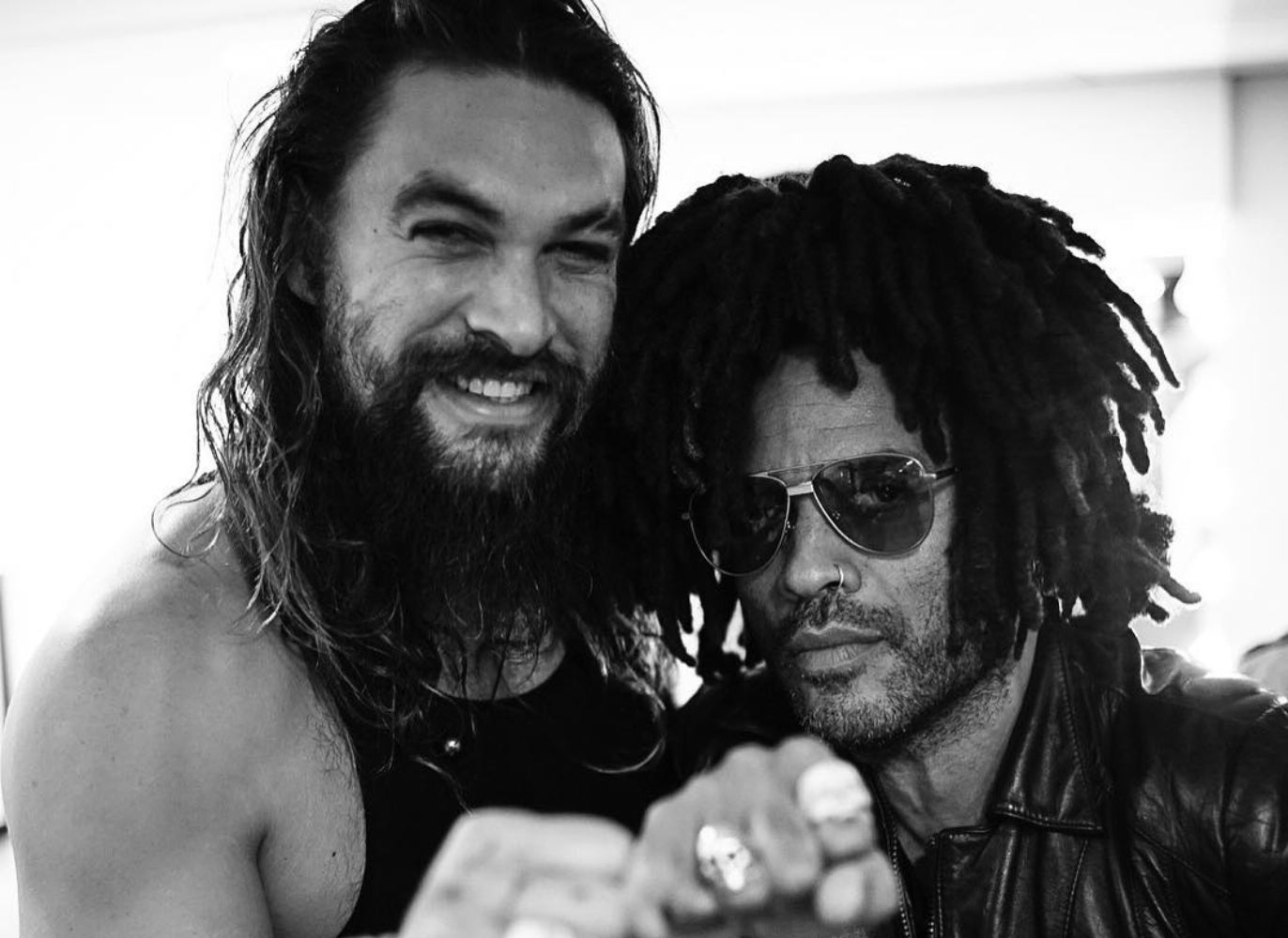 Despite Split From Lisa Bonet, Jason Momoa And Lenny Kravitz Are ...