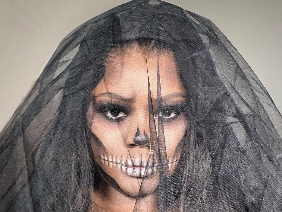 Skeleton Bride Makeup