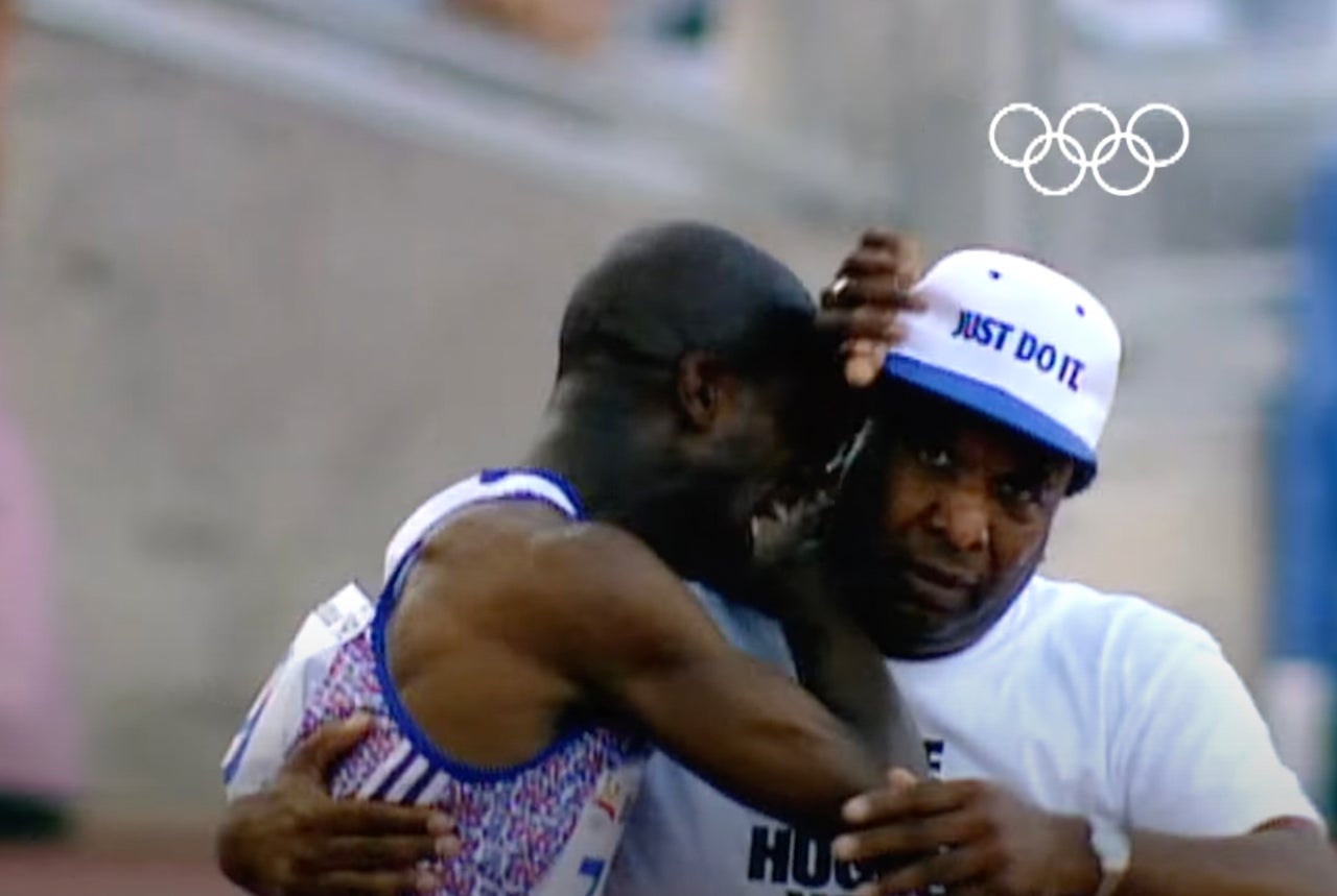 Father Who Helped His Injured Son Cross The Finish Line At The 1992 ...