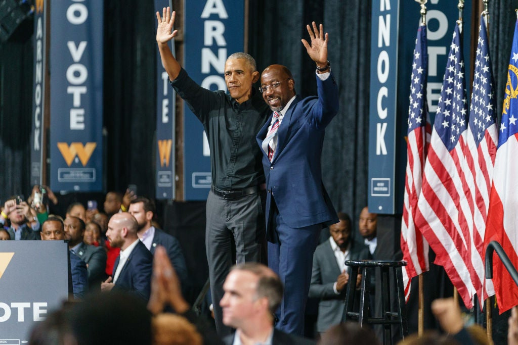 Obama Campaigns For Warnock Ahead Of Georgia Senate Runoff | Essence