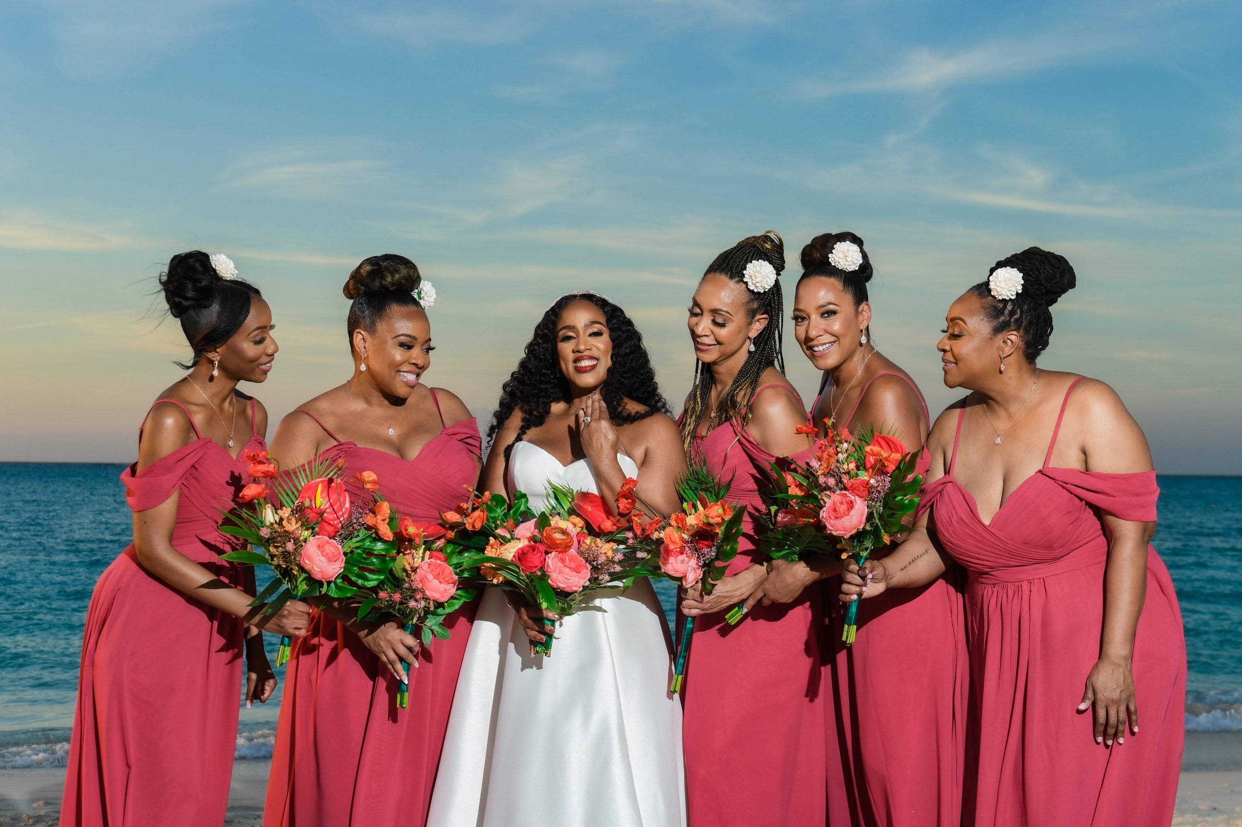 Bridal Bliss: Tomika And Michael Said 'I Do' In A Sunset Wedding On The ...