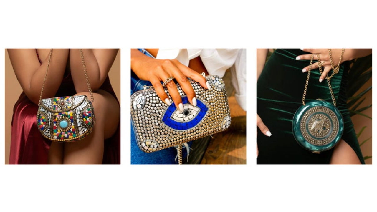 WATCH: Shop Essence Live - Ziva Naseer Luxury Mosaic Handbags - Essence ...