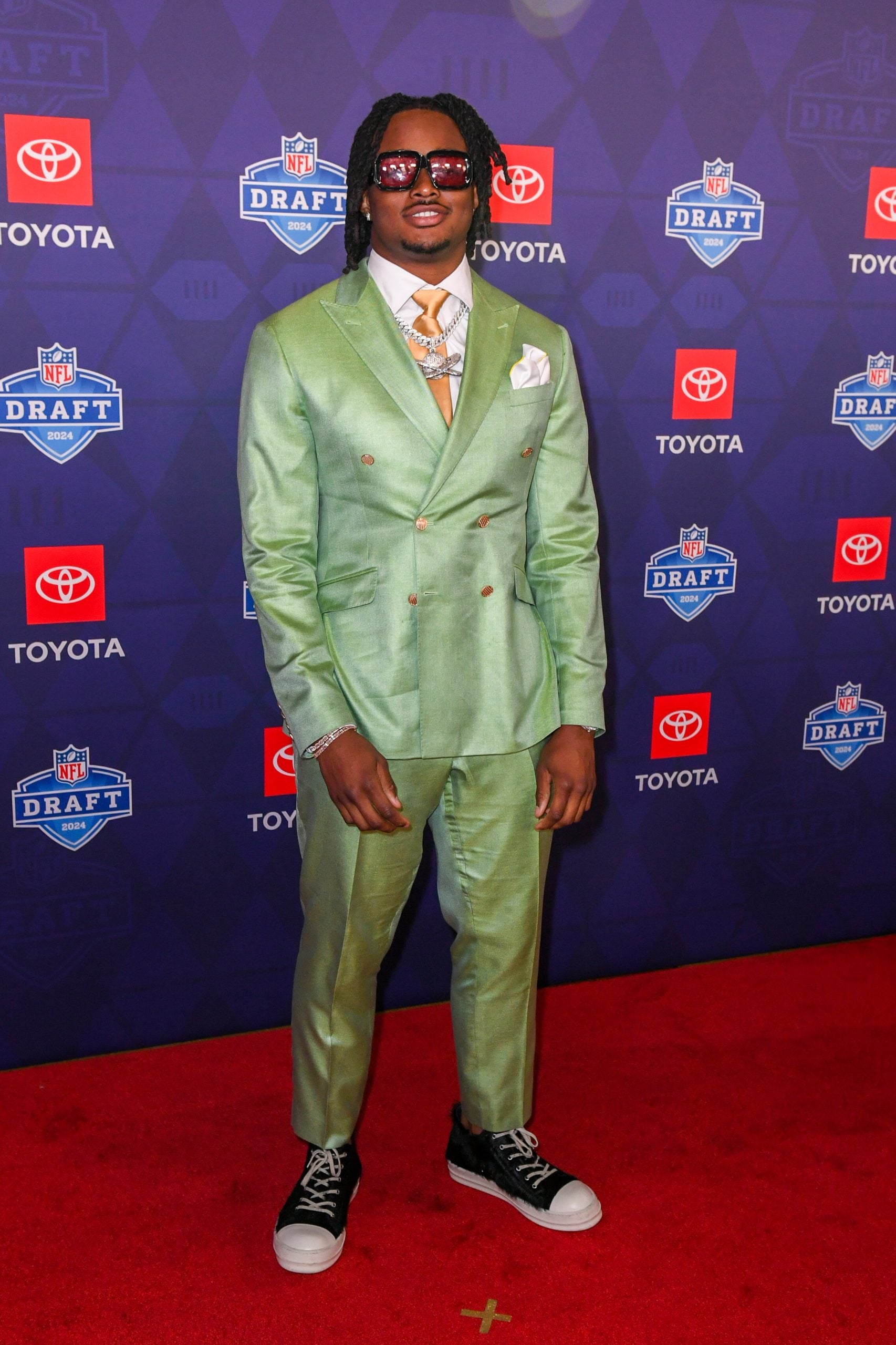 The Stylish Red Carpet Moments At The 2024 NFL Draft | Essence