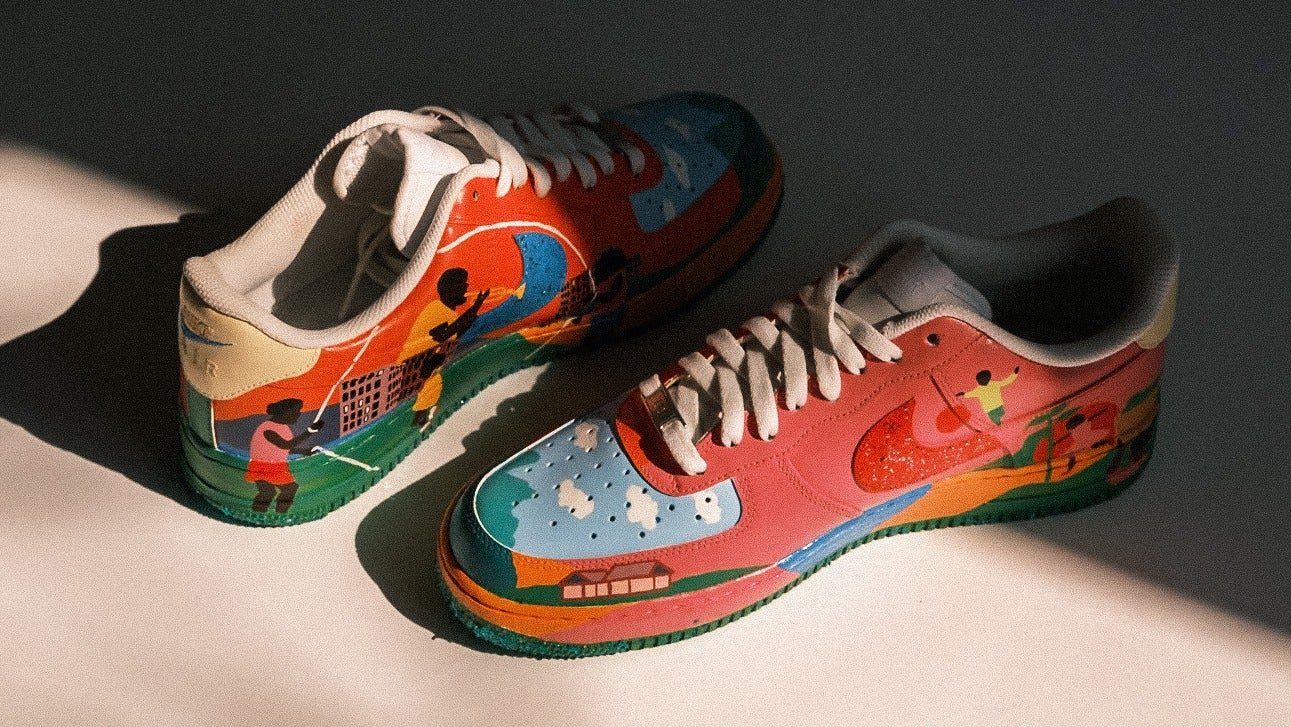 Harlem Grown Enlists Six Artists To Reimagine Nike's Air Force 1 | Essence