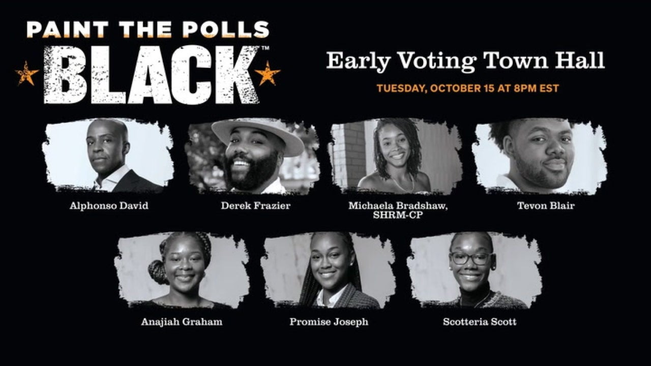 WATCH: Paint The Polls Black Town Hall - Early Voting - Essence | Essence