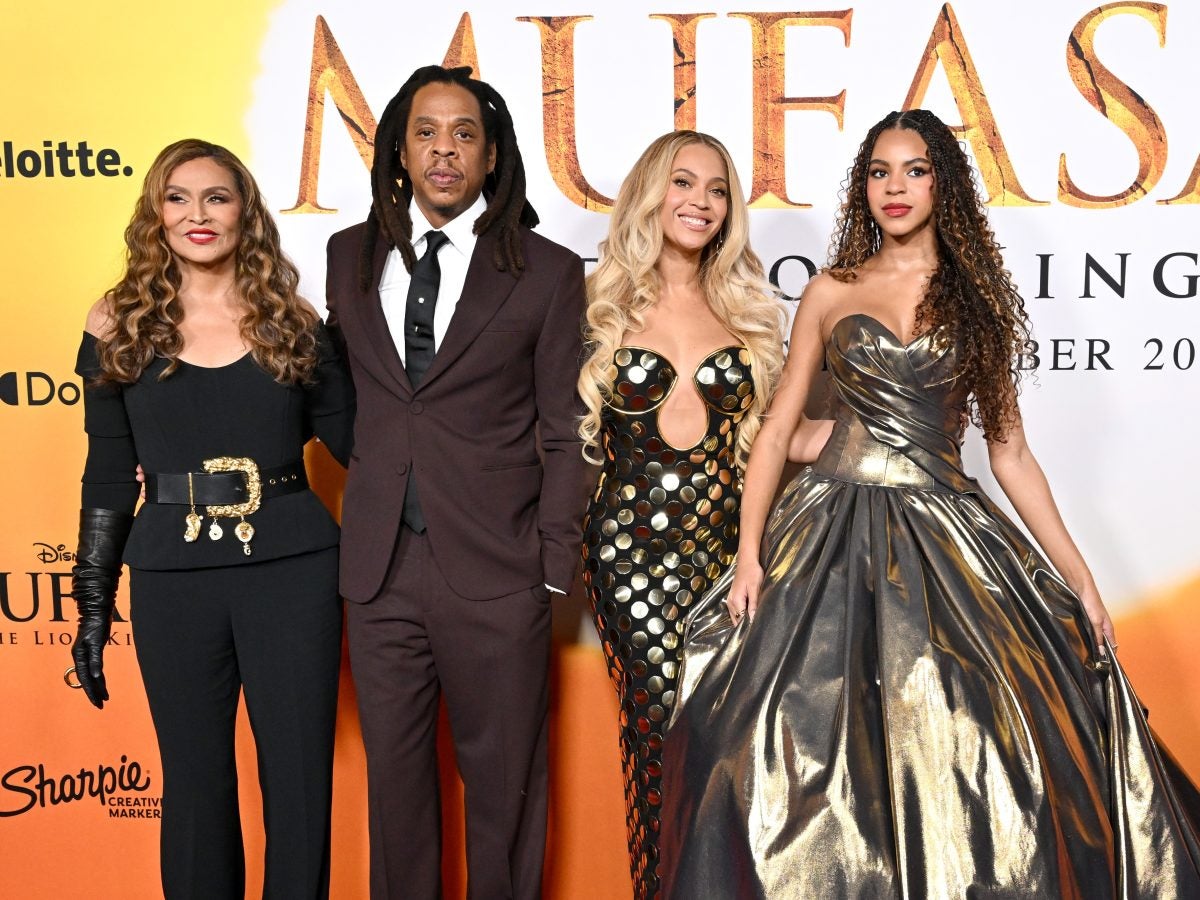 It’s A Family Affair! Beyoncé, Jay-Z, Blue Ivy, And Tina Knowles Attend ‘Mufasa: The Lion King ...