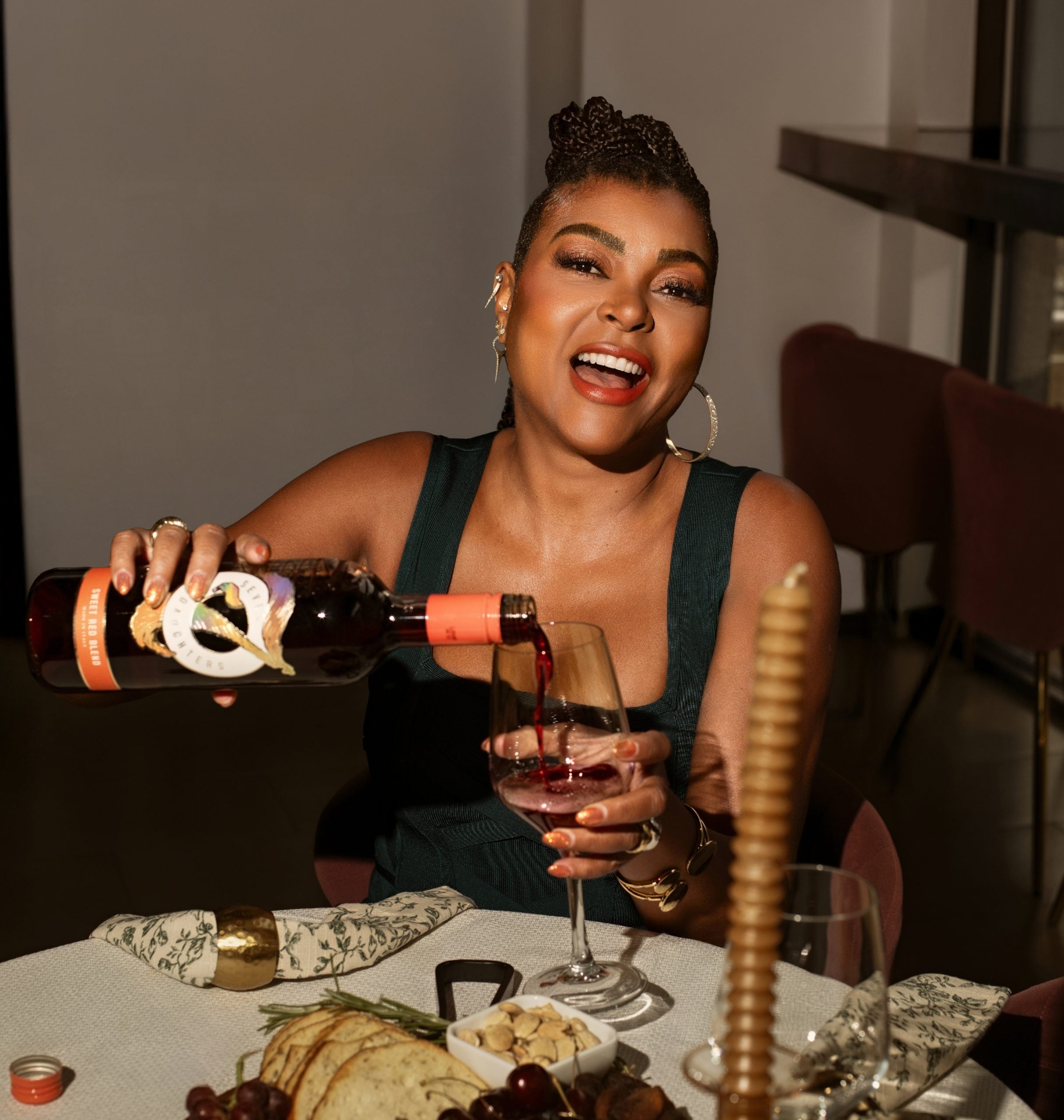 Taraji P. Henson Uncorks A Bold New Red Blend In Her Wine Boss Era | Essence