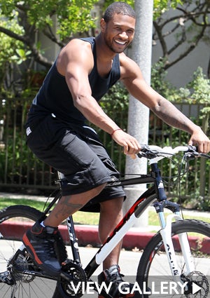 Star Gazing: Usher Takes a Bike Ride - Essence | Essence